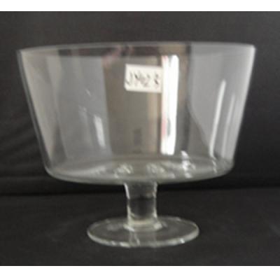 China Glass Candle holder , mouth blowing glass candle holder with 19.5 cm Heigh for sale