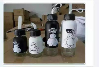 China Glass jar ,glass jar with plastic lid, 300ml 400 ml 500ml capacity customer logo accept for sale