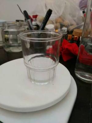 China Glass Tumbler 9oz Glass with different shape  different color and logo for sale
