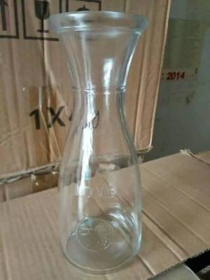 China Glass bottle,Glass storage bottle,1000 ml with different colors customer shapes and logos welcome for sale