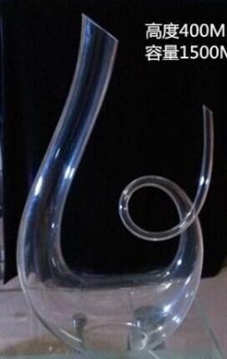 China Hand Made Lead-Free Crystal Glass Decanter, Red Wine Glass Decanter Quality Crystail Glass Decanter with 1500ml Capacity for sale