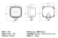China YM-B-081 HALOGEN WORKING LAMP for sale