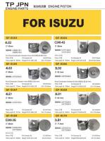 China EXCAVATOR ENGINE PISTON FOR ISUZU for sale