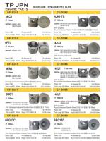 China EXCAVATOR ENGINE PISTON FOR ISUZU for sale