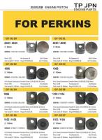 China EXCAVATOR ENGINE PISTON FOR PERKINS for sale