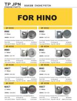 China EXCAVATOR ENGINE PISTON FOR HINO for sale