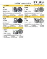 China EXCAVATOR ENGINE PISTON FOR NISSAN for sale
