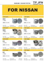 China EXCAVATOR ENGINE PISTON FOR NISSAN for sale