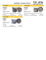 China EXCAVATOR ENGINE PISTON FOR YANMAR for sale