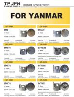 China EXCAVATOR ENGINE PISTON FOR YANMAR for sale