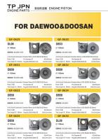 China EXCAVATOR ENGINE PISTON FOR DAEWOO/DOOSAN for sale