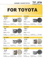 China EXCAVATOR ENGINE PISTON FOR TOYOTA for sale