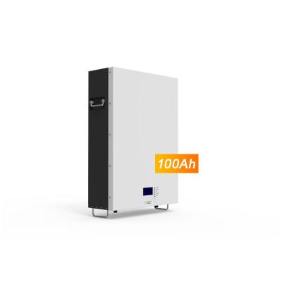 China The discharge rate 95% 10 48V 100ah 5kwh LiFePO4 Home Solar Battery Pack Energy Storage for sale