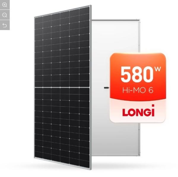 Quality Longi 565W 570W 575W 580W 585W Half Cell Mono Facial PV Panels for Solar Panel for sale