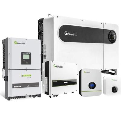 China 50/60 Hz Uitgangsfrequentie Growatt MAX 100 KTL3-X LV Commerciële industriële PV-omvormer Te koop