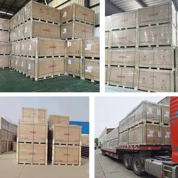 Quality 27.5kgs Longi Himo 6 LR5-72HTH 590W 595W 600W Half Cell 182mm Solar Panel for for sale