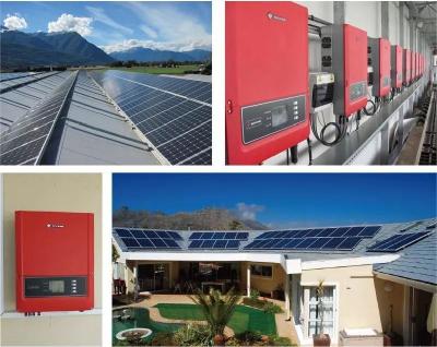 China Goodwe MT Series Solar Inverter 50kw Three Phase 4 MPPTs On grid Commercial In Red for sale