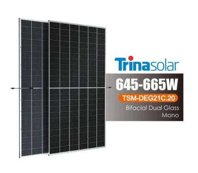 Cina Trina TSM-DEG21C.20 pannello solare monocristallino con cella PERC bifaciale e 210 mm in vendita