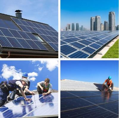 China 420W Monocrystalline Silicon Solar Panel 108 Cells with Junction Box 3 Bypass Diodes for sale