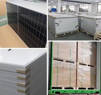 China 182mm Monocrystalline Silicon Cell Solar Panel with Glass 3.2mm Anti-Reflection Coating for sale
