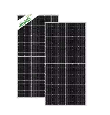 China Alle zwarte 144 cellen zonnepaneel Bifaciale module van Jinko Solar voor zonnestelsels Te koop