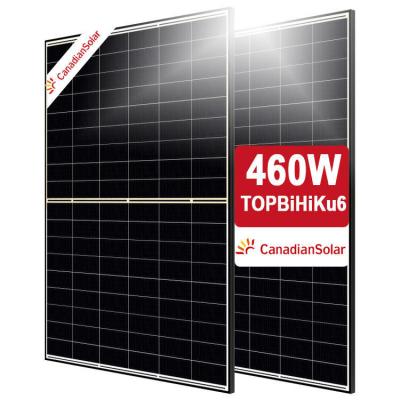Cina CanadianSolar TOPBiHiKu6 CS6.1-54TB-430-460W N-Type TOPCon Tech Mono Silicon Cells per il sistema solare in vendita