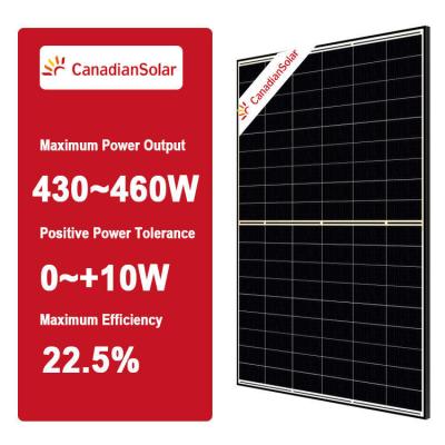 Cina CanadianSolar TOPBiHiKu6 CS6.1-54TB-430-460W N-Type TOPCon Tech Mono Silicon Cells per il sistema solare in vendita