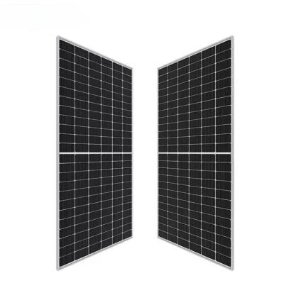 China JA Solar JAM66D42 MB Double Glass Bifacial Half Cell Solar Panel for Renewable Energy for sale