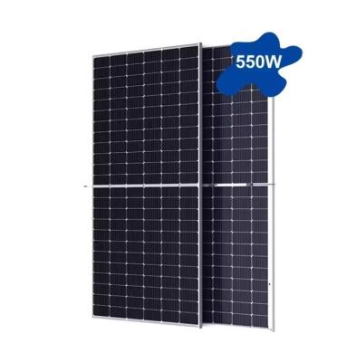 China Painel Solar de Silício Monocristalino 535W 540W 545W 550W 555W 560W Bifacial Dual Glass à venda