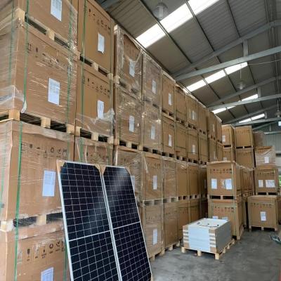Cina Efficienza del pannello 22,5% Sunrise GLD-700NBDG pannello solare bifaciale doppio vetro mono modulo in vendita