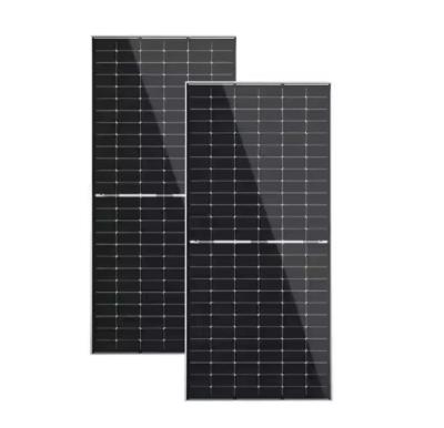 182mm Half Cut Cell Double Glass N-type Bifacial Solar Panel Module with IP 68 Rated Junction Box