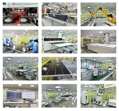Cina Pannello solare 565W-595W Modulo fotovoltaico monocristallino con tecnologia TOPCon bifaciale di tipo N e doppio vetro in vendita