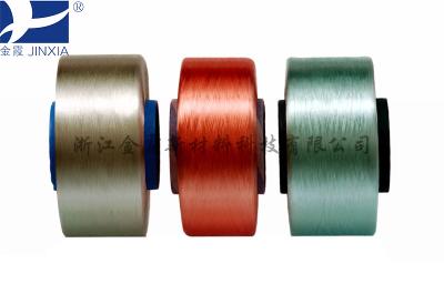 China Dope dyed yarn 100% polyester yarn Green Fiber Chemical Fiber for sale