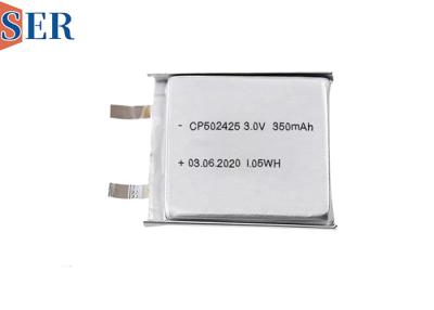 China CP502425 CP502525 Lithium Manganese Soft Pack Battery 3.0V Li-MnO2 Soft Pouch Cell For RFID IoT LoRa Alar for sale