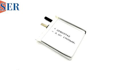 China Batería ultra fina primaria rectangular CP503742 de la hoja del litio para los personales que colocan la tarjeta en venta
