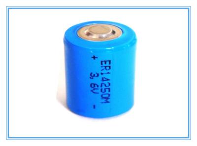 China Gas Meter Li SOCL2 Battery  , 1/2AA ER14250M Battery 3.6V 750mAh Power Type for sale