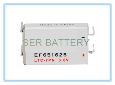 Cina Batteria prismatica delle cellule 3.6V LTC-7PN EF651625 del cloruro di tionile del litio di Li SOCl2 del contatore per acqua in vendita