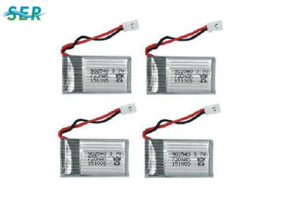 China High Power 3.7 Volt Drone Battery , 902540 Drone Lithium Ion Battery With PCB PCM for sale