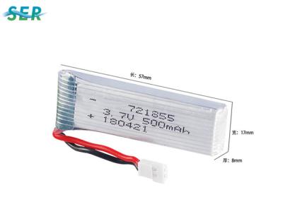 Cina Pacchetto intelligente 20C 721855 della batteria di RC Clipo 3,7 inquinamento di volt 500mAh libero in vendita
