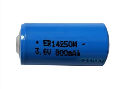 Cina Dimensione R6 ER14250M 800mAh della batteria di pile 1/2AA del litio di LS14250M Li SOCl2 per le macchine utensili di CNC in vendita