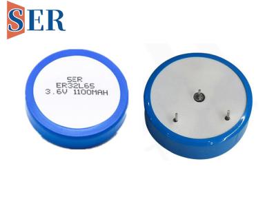 China ER32L65 3.6V 1/10D Button Cell Battery Buckle Type 1000mAh for sale