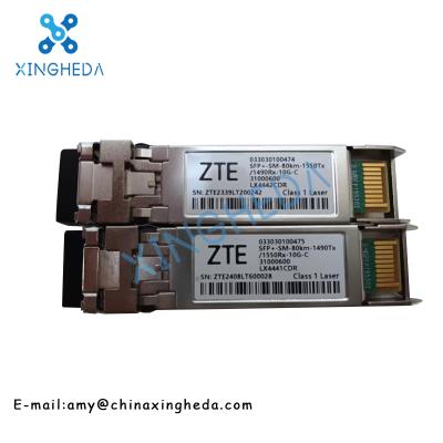 China ZTE 033030100475 SFP+-SM-80KM-1490Tx LX4441CDR Optical Module for sale