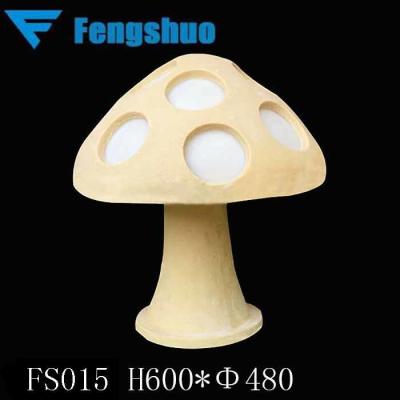 China Fengshuo garden decoration stone outdoor lovely mushroom pear sandstone lamp for sale