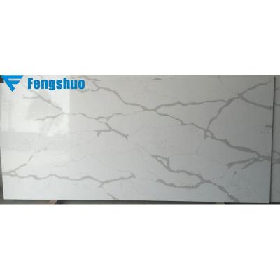 China Fenshuo beautiful new veins quartz countertop calacatta quartz stone for sale