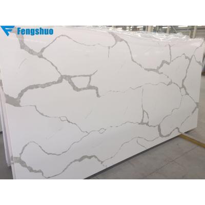 China Fengshuo Big artifical quartz slab calacatta quartz stone for sale