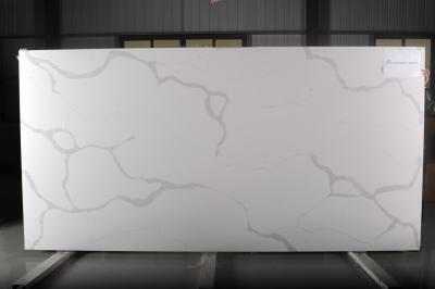 China Fengshuo engineered quartz countertop wholesale white calacatta quartz stone for sale
