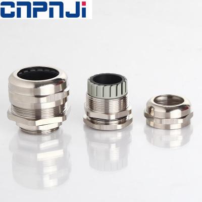 China CNPJ china Electrical Cable Gland Brass Hose Connector for Metal Flexible Conduit for sale