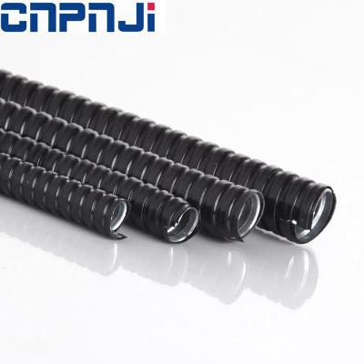 China CNPJ manufacturer series plastic coated galvanized metal flexible corrugated conduit pipe for sale