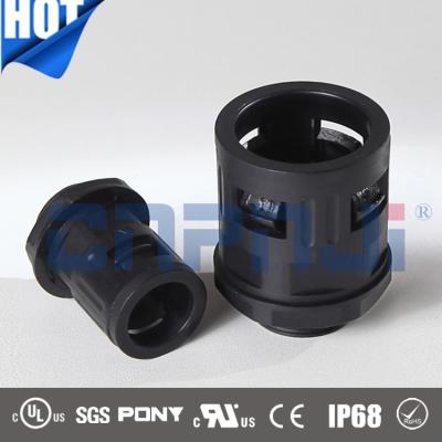 China CNPJ IP68 nylon PA66  M10 M12 M16 quick connector for flexible corrugated pipe AD10 for sale