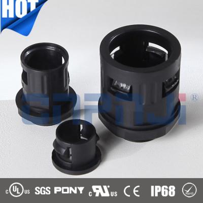 China CNPJ IP68 nylon PA66 m16 m18 m20 fast connector for flexible corrugated pipe AD15.8 for sale